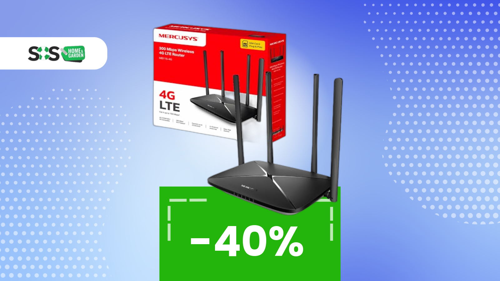 30€ per un router decente che supporta il 4G? Vale la pena!