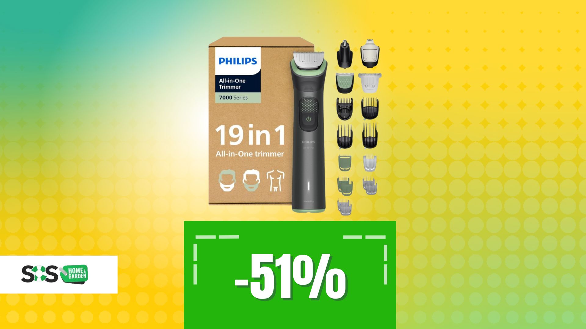 Un solo Philips, cura completa: barba, capelli e corpo al top e al ...
