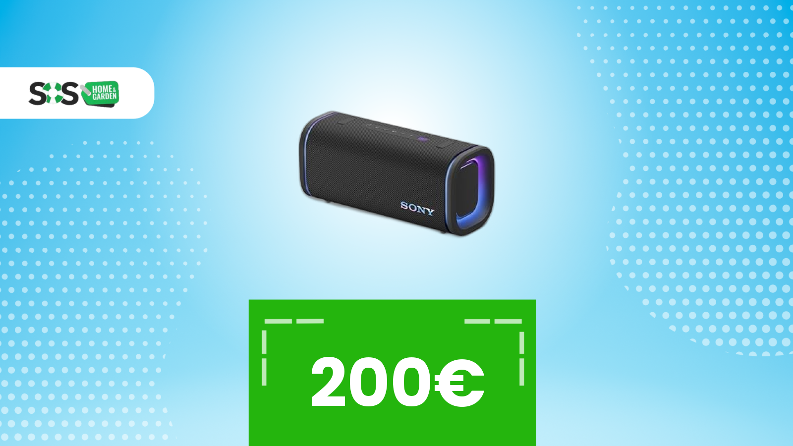 Non sottovalutare gli speaker portatili! Questo Sony è ora al 33% di sconto